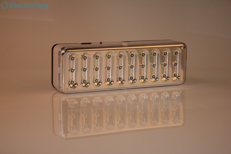 Светодиодный аккумуляторный светильник 30 LED купить Украина 2024